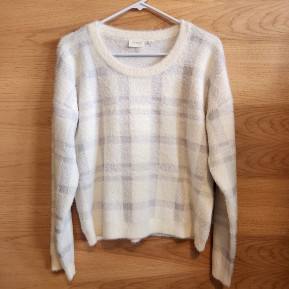 Cyrus | Sweaters | Cyrus Jacquard Mink Knit Pullover Sweater In Winter ...